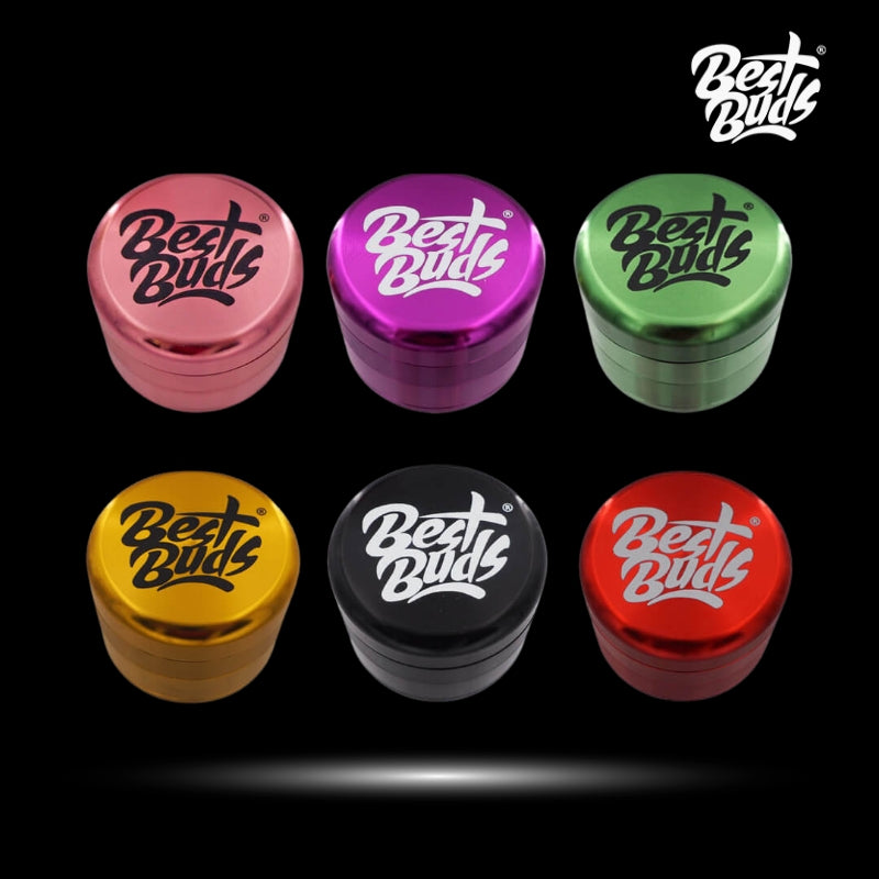 GRINDER | BEST BUD | COMPACT ULTRA LIGHT ALUMINIUM | 4 PARTS | 50MM